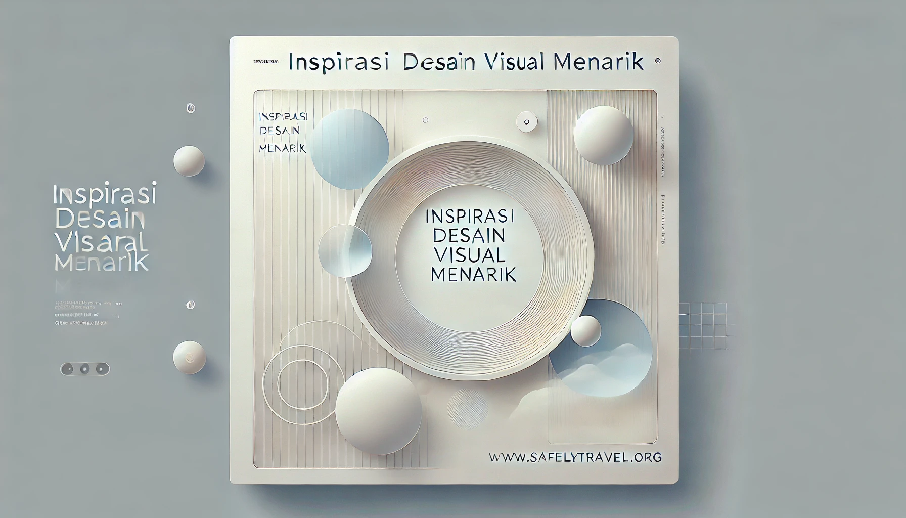 Inspirasi Desain Visual Menarik – Safelytravel